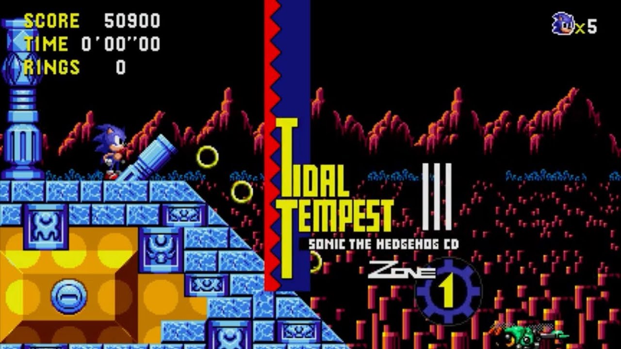 Sonic CD Play Through Series Episode 3-Tidal Tempest Zone 1-3 - YouTube