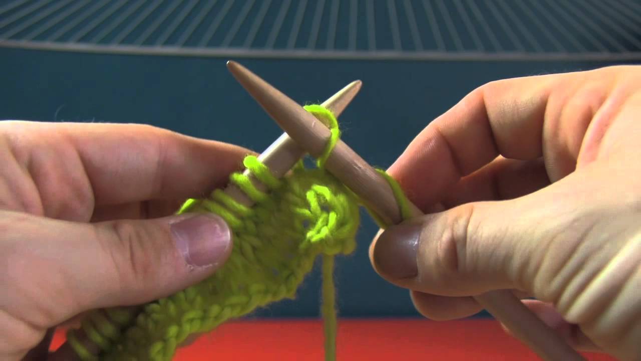 Beginning Knitting - Knit and Purl Stitch Tutorial - YouTube