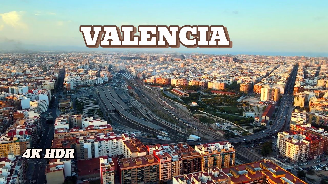 Valencia, Spain 🇪🇸 | 4K Ultra HD Drone Footage - Aerial Tour of ...