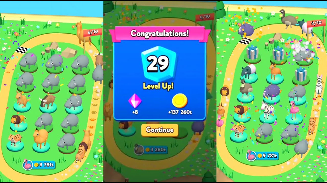 Merge Party Animals !! level 29 part 2 Gameplay Party with your ...