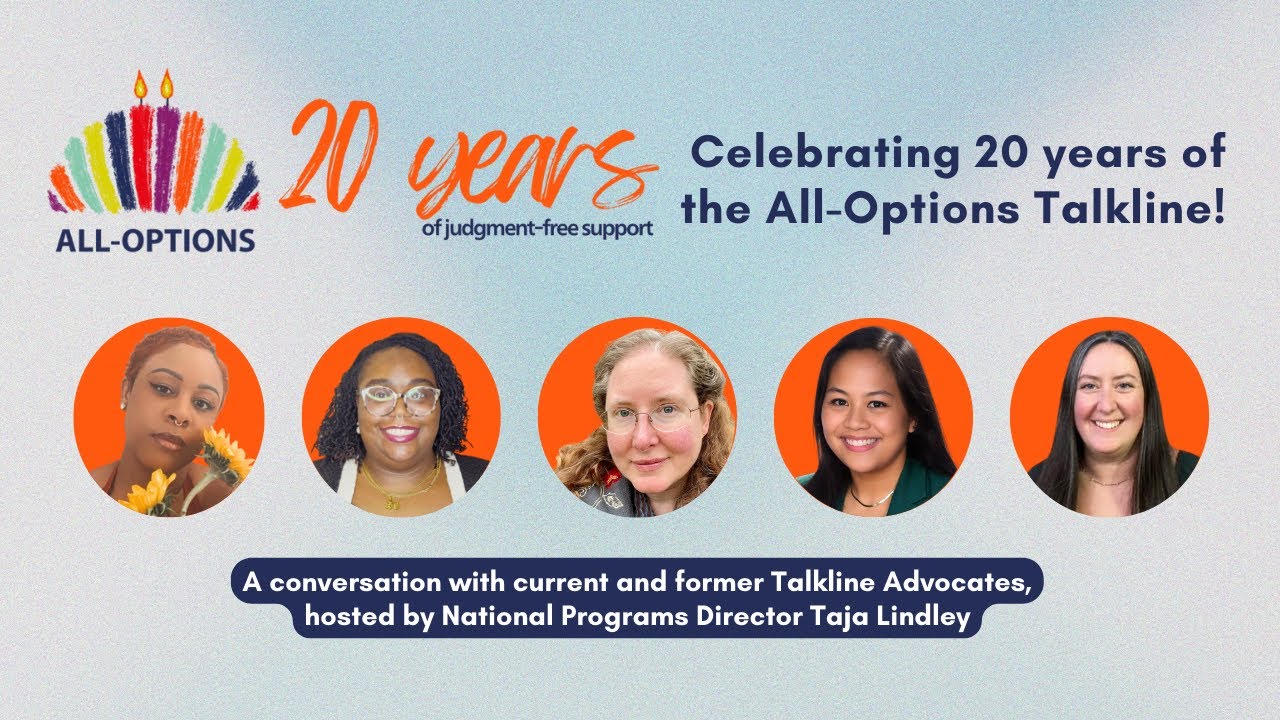 20 Years of Judgment-Free Support on the All-Options Talkline: A Panel ...
