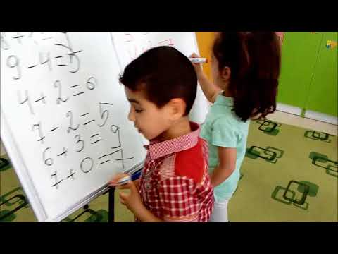 Mini bağça.Riyaziyyat dersi.