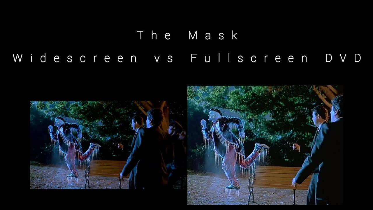 Park scene | The Mask (1994) | Widescreen vs Fullscreen DVD - YouTube