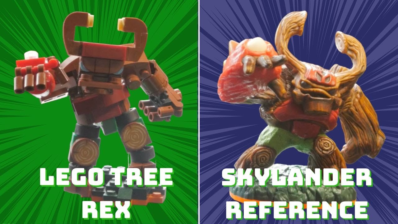 How to build Tree Rex from Skylanders Giants - YouTube
