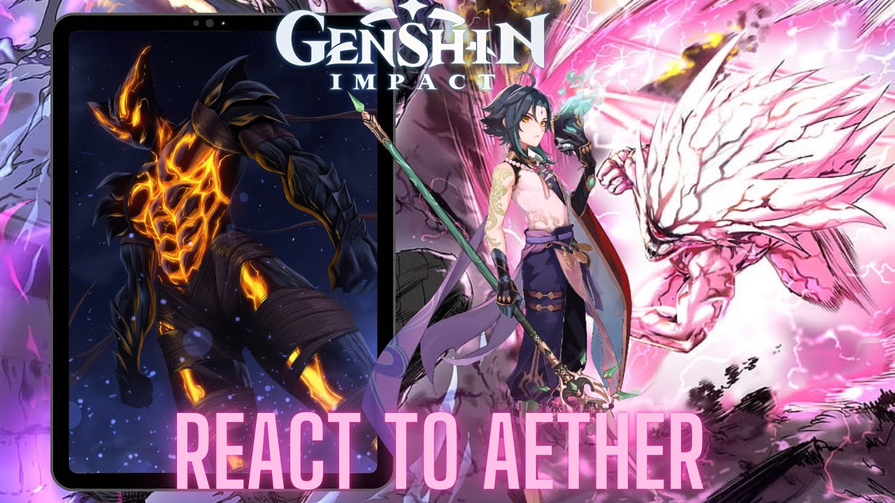 Genshin impact react to Aether as garou | Gacha life 2 | New traveler ...
