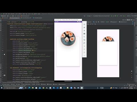 Android – Imageview on the top of cardview | Android Studio | Java - YouTube