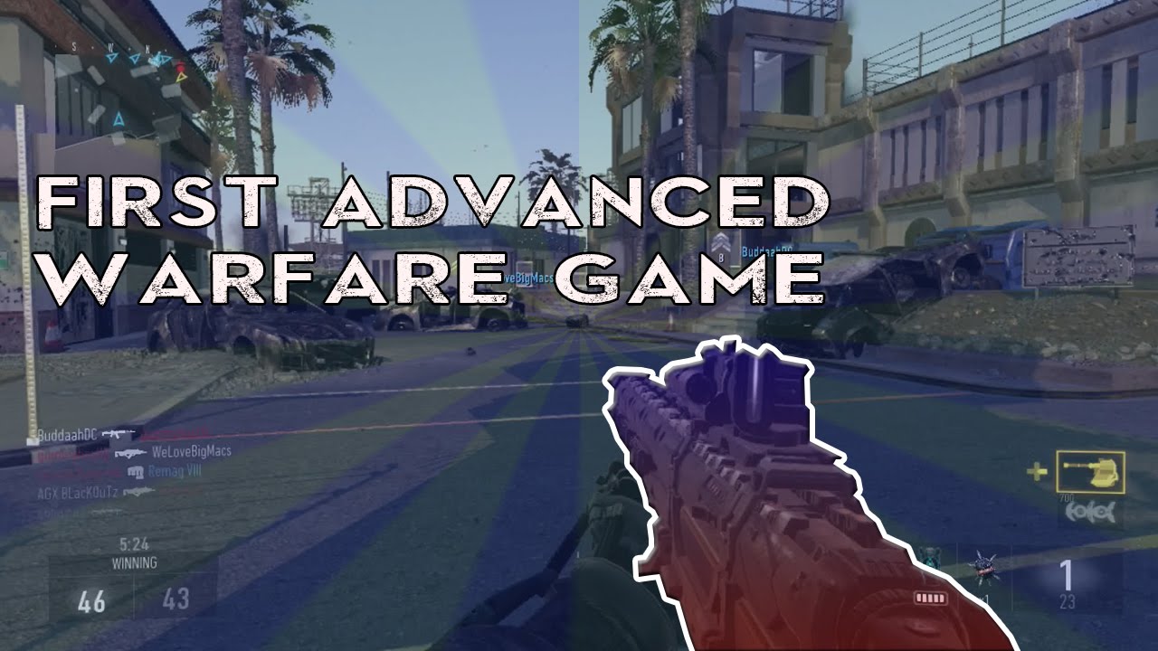 First Game on Advanced Warfare! - YouTube