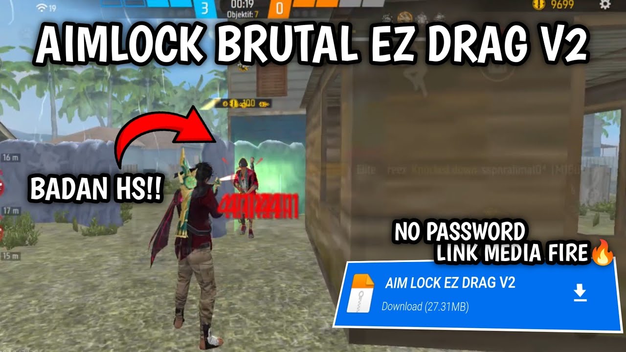 AIM LOCK EZ DRAG HS V2 99% HEADSHOT‼️REGEDIT AUTO HEADSHOT TERBARU 2025 ...