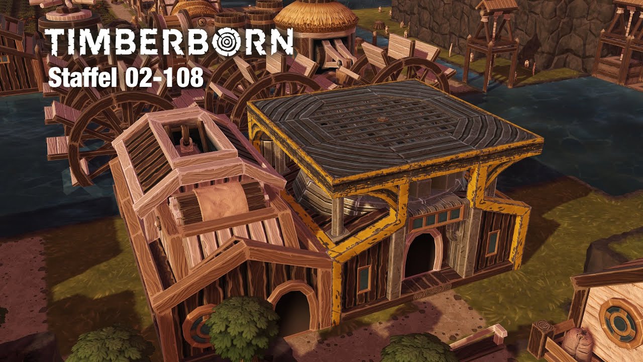 TIMBERBORN 🎡 Planning the second robot production 🎡 Let's Play - Season ...