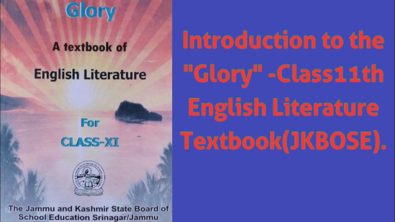 Introduction to Class 11th English Literature Subject in Arts and its ...