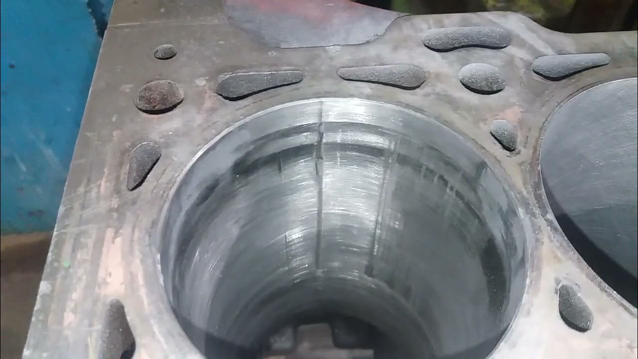 ручная хонинговальная головка на дрель - YouTube