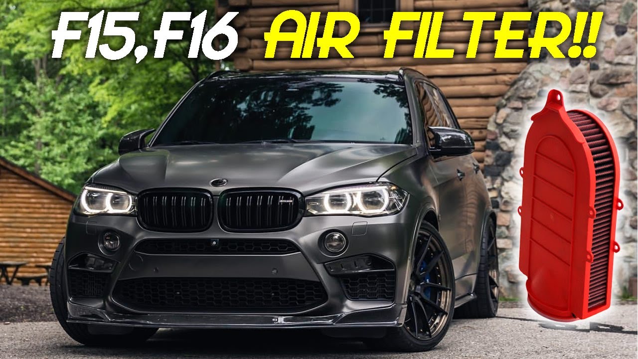 HOW TO REPLACE ENGINE AIR FILTER FOR BMW X5 F15 & X6 F16 (2013-2020) M ...
