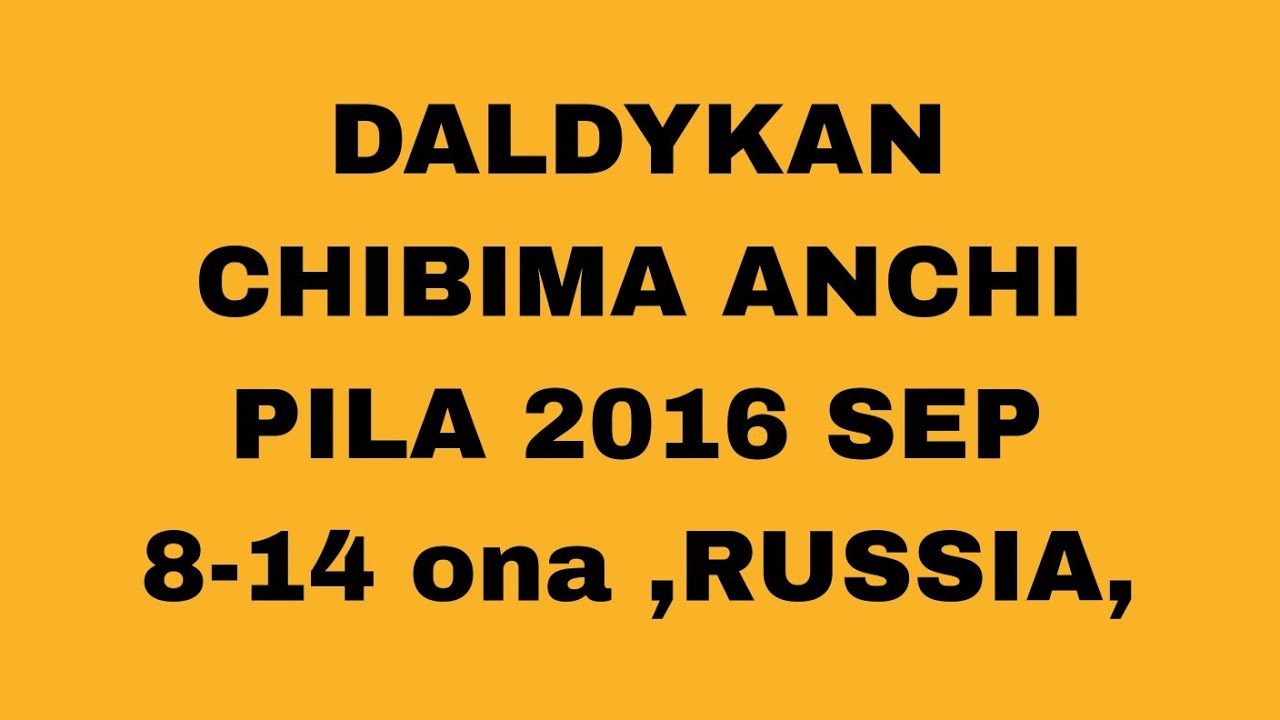 February 1, 2025, DALDYKAN CHIBIMA ANCHI PILA - YouTube