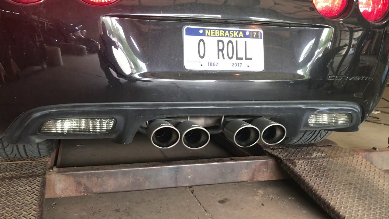 LS3 C6 Borla Touring Exhaust no cats - YouTube