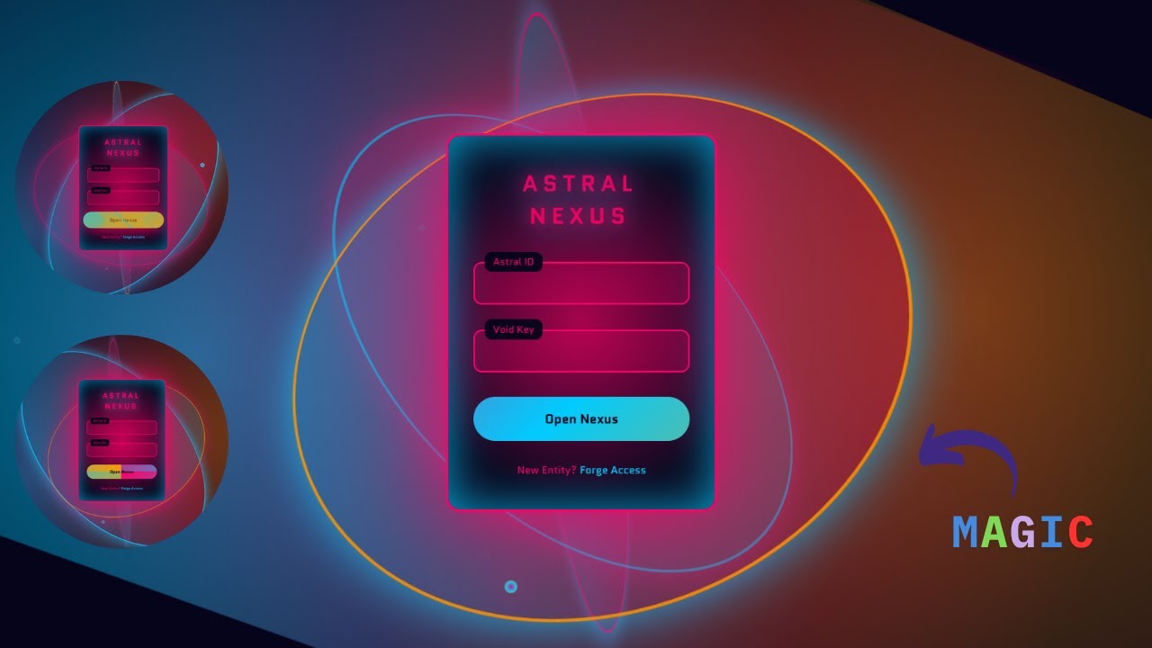 Glowing Animated Login Form Using HTML CSS JavaScript | With Source code|#coding #cssanimation # ...
