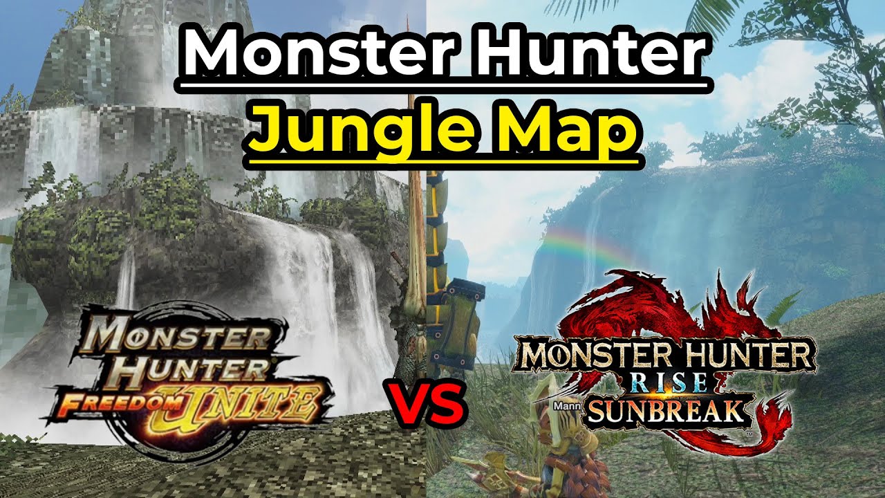 Monster Hunter Rise - Let's Compare the Jungle Map! - YouTube