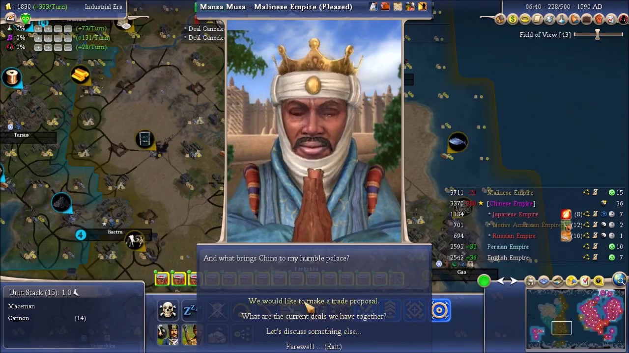 Lets Play Civ 4 Deity 12 (Mao NC 189) part 11 of 13 - YouTube