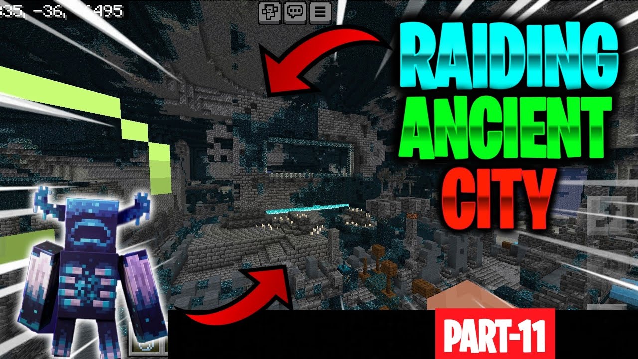 RAIDING ANCIENT CITY IN MINECRAFT | LOOTING A ANCIENT CITY IN MINECRAFT ...