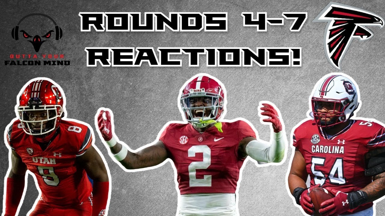 Reactions to the Atlanta Falcons Draft Picks, Rounds 4-7. - YouTube