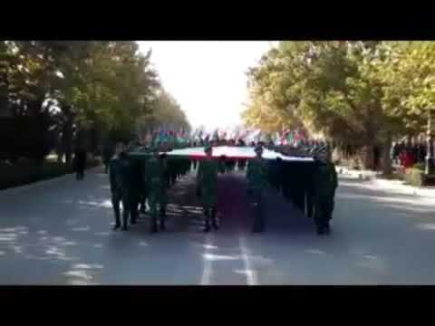 Yevlaxda bayraq günü qeyd olunub!