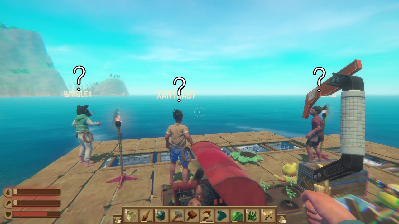 Finding and Abandoning an Islander | Raft Lost Footage - YouTube