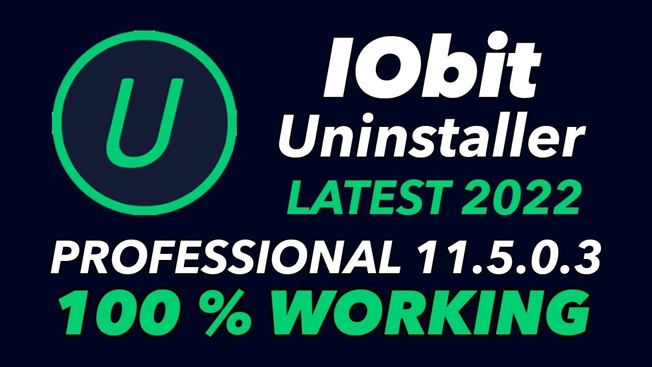 Iobit Uninstaller Pro 11 FREE \ Latest Version \ Free for lifetime \ v ...