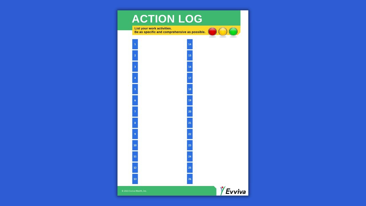 Action Log Tool - YouTube