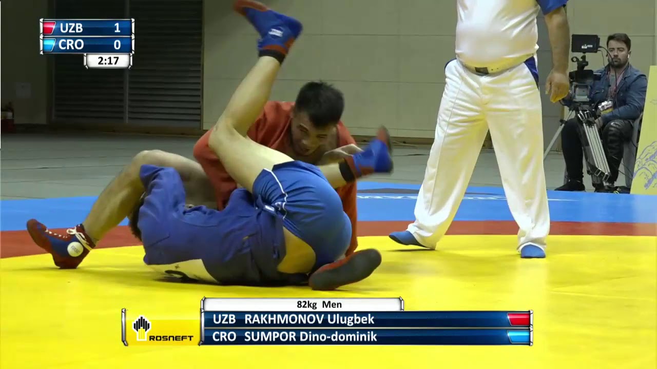 World SAMBO Championships 2019. Day 3. Mat 1 - YouTube