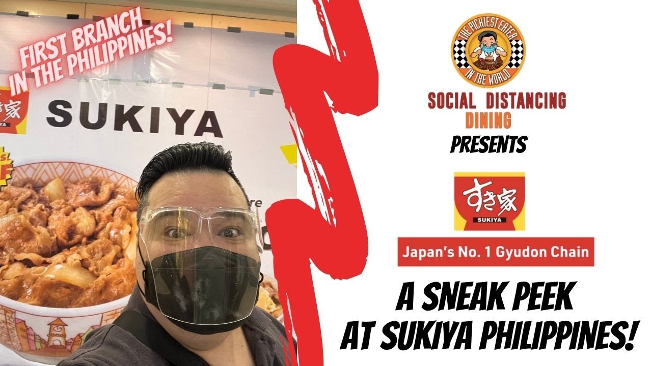 SUKIYA GYUDON OPENS IN THE PHILIPPINES | SOCIAL DISTANCE DINING - YouTube