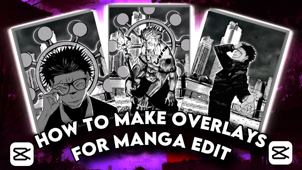 How to make Overlays for Manga Edit Tutorial in capcut #mangaedit - YouTube