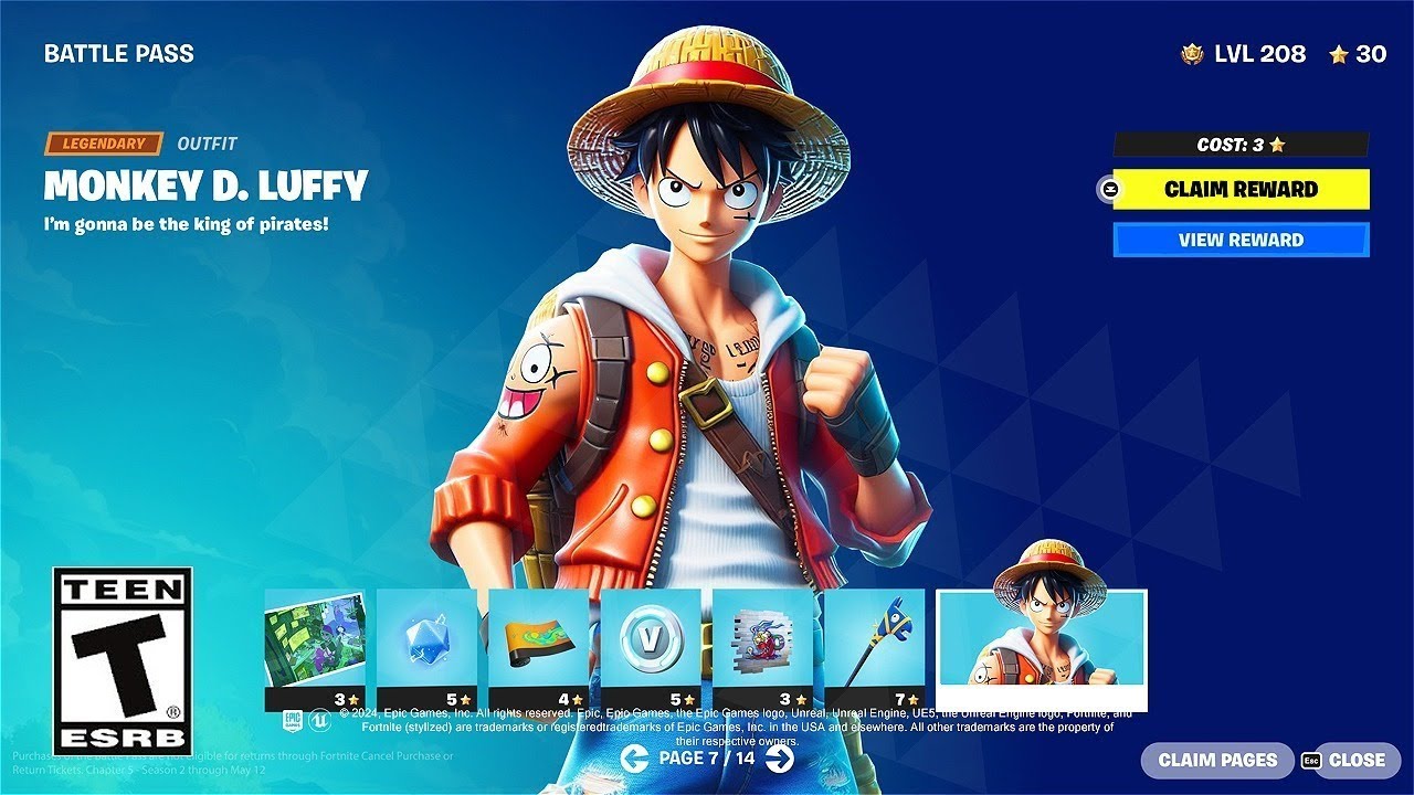 Fortnite Chapter 5 Season 3 ALL Battle Pass Tiers - YouTube