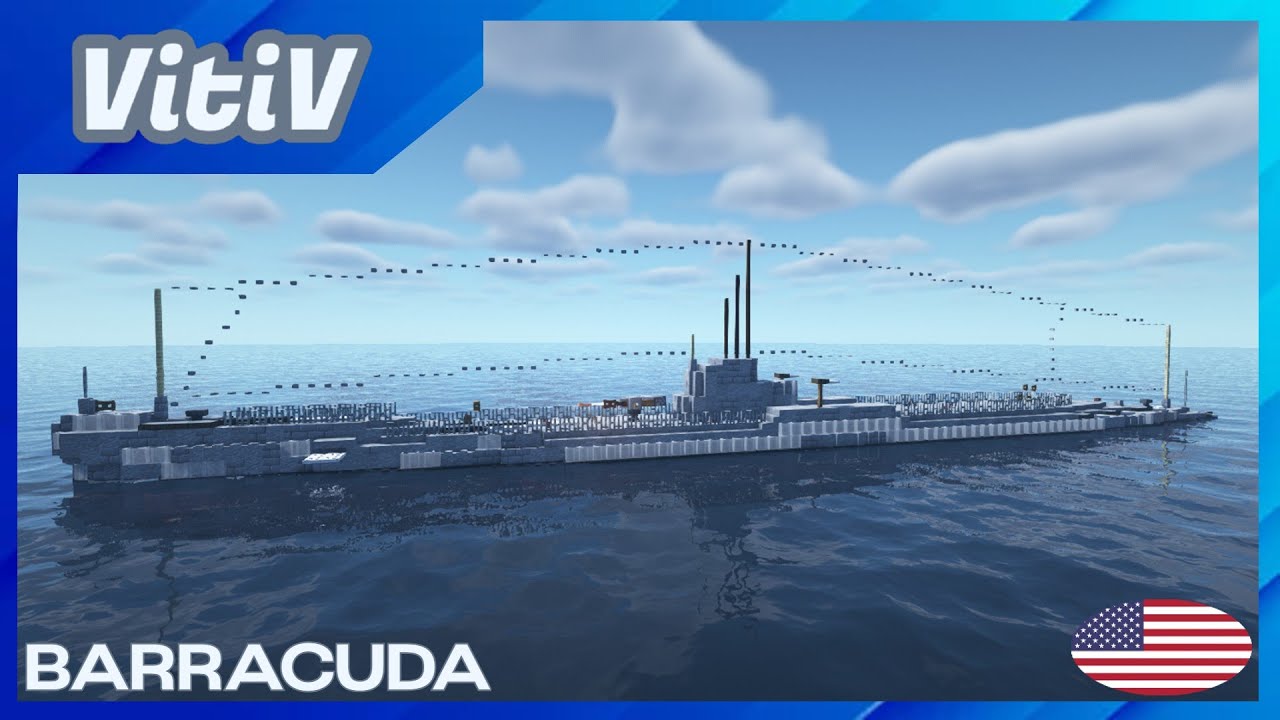 USS Barracuda (SS-163) - Barracuda-class Submarine - Minecraft - YouTube