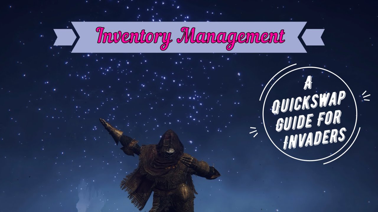 A Guide To Inventory Management & Quick Swaps In Elden Ring - YouTube