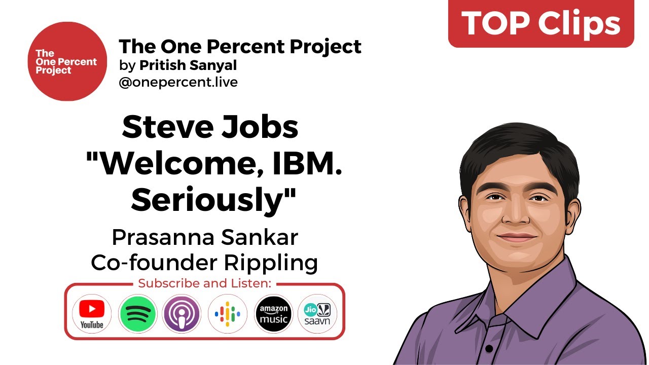 Why did Steve Jobs run an ad, "Welcome, IBM. Seriously."- Prasanna ...