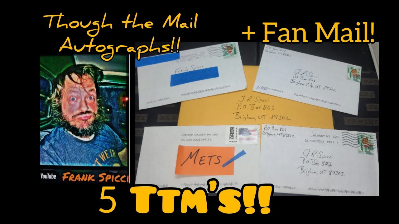 Episode #27 TTM AUTOGRAPH Return!! (5) Today w (3) Legends & (1) Actor ...