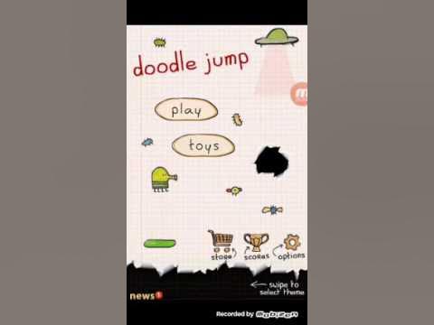 Игра дудл джамп - YouTube