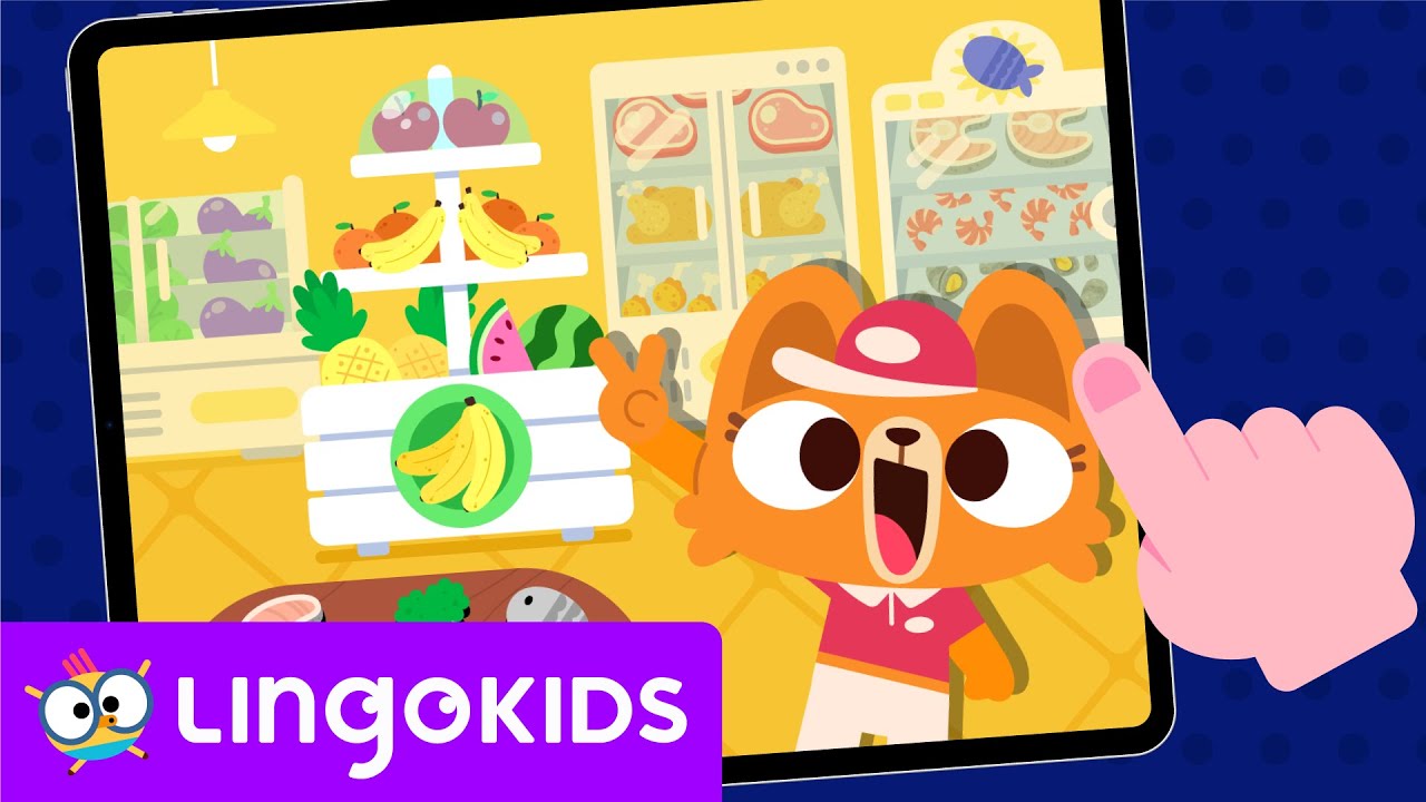 Help Lisa MATCH THE FOOD 🥬🍌 | Games for KIDS | Lingokids games - YouTube