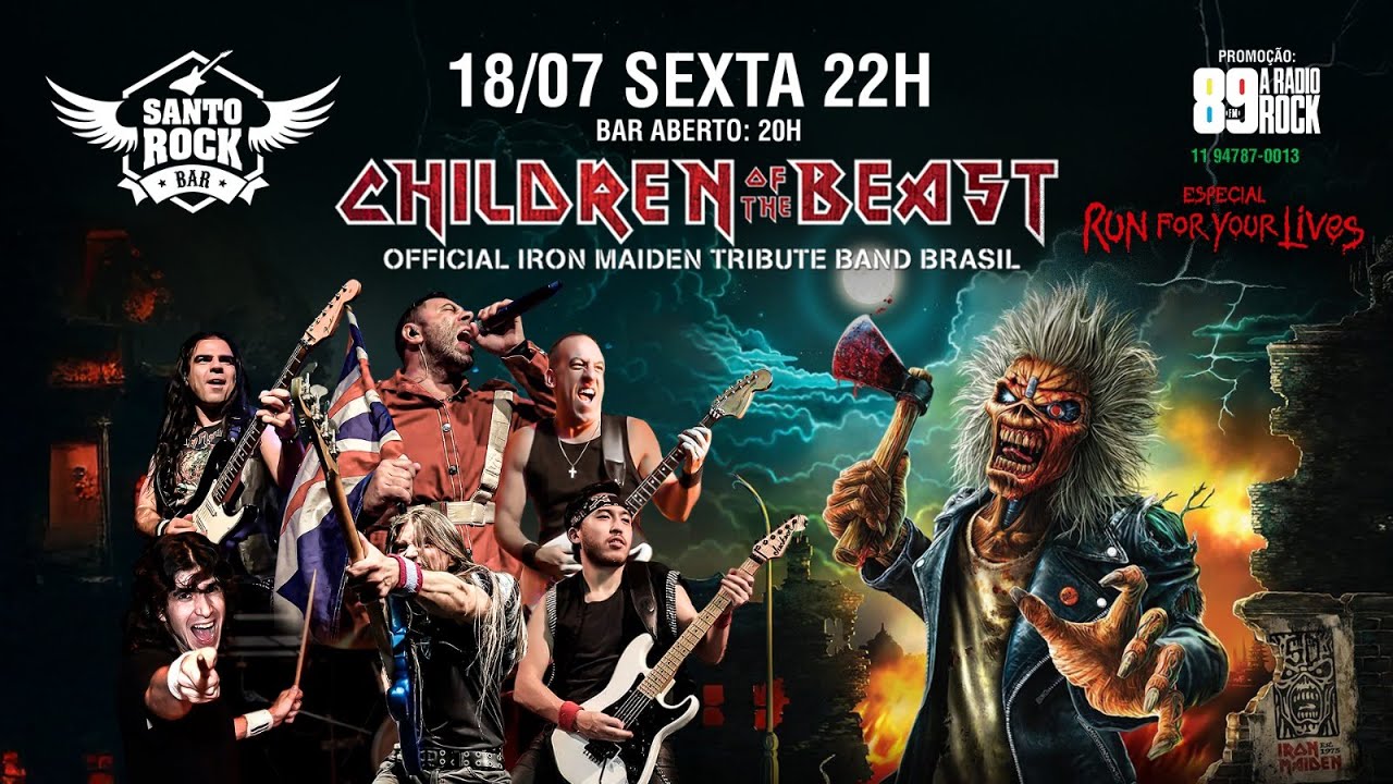 IRON MAIDEN - BANDA CHILDREN OF THE BEAST