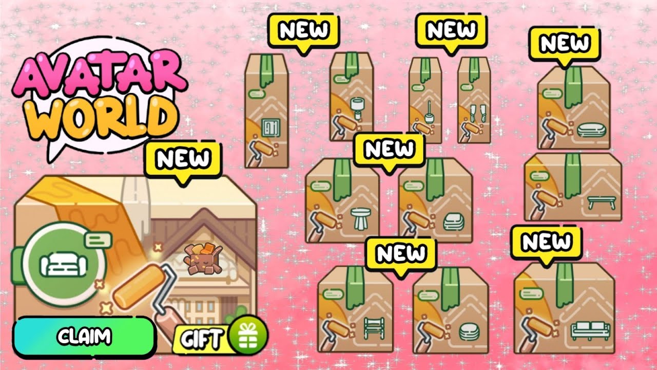 UNLOCKED!! 😍 ALL NEW FURNITURE PACKS in AVATAR WORLD! ️ PAZU - YouTube