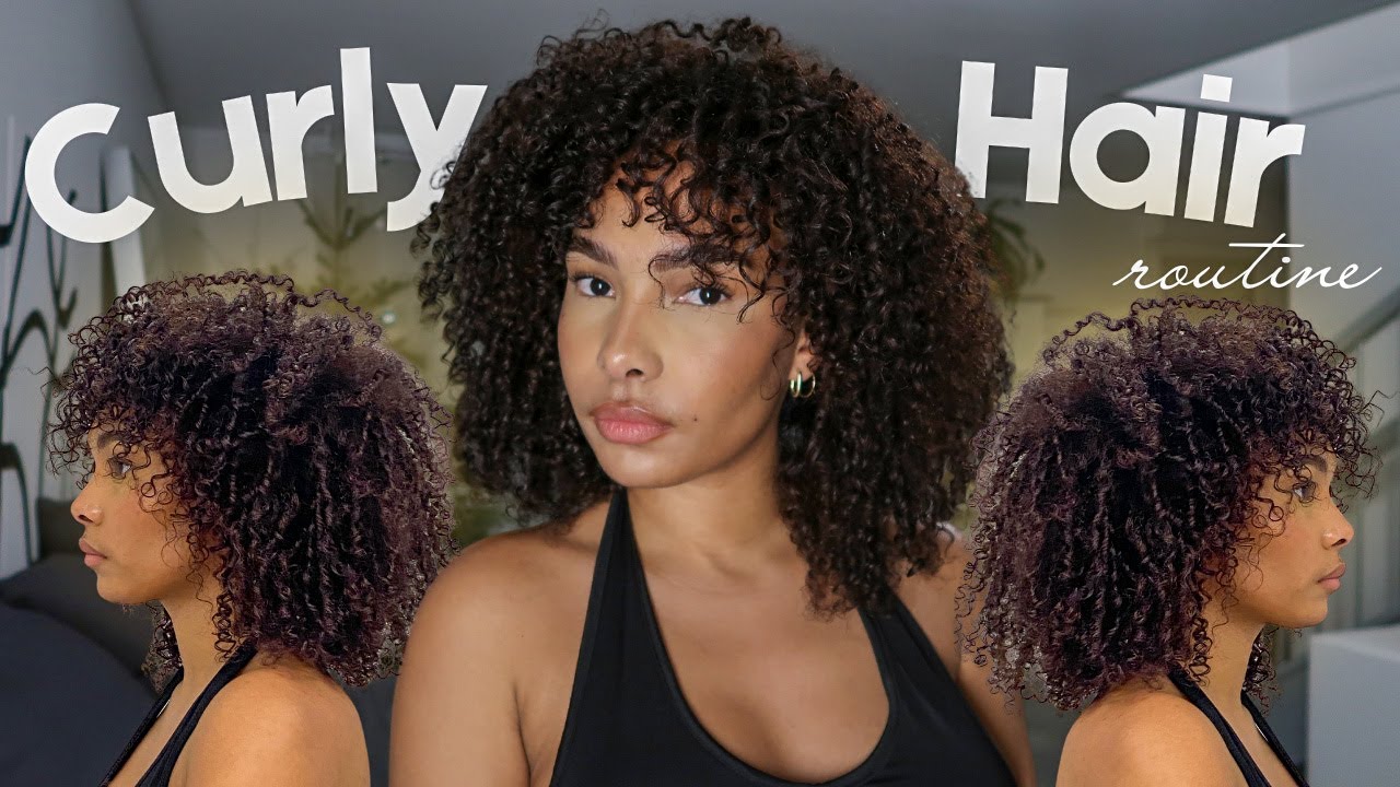 CURLY HAIR ROUTINE: Comment définir ses boucles et ajouter du volume ...