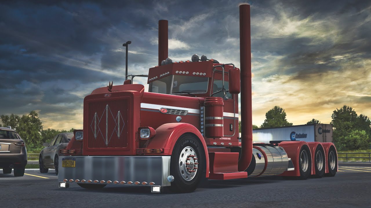 American Truck Simulator | Jon Ruda Peterbilt 389 | ZeeMods C16 1000HP ...