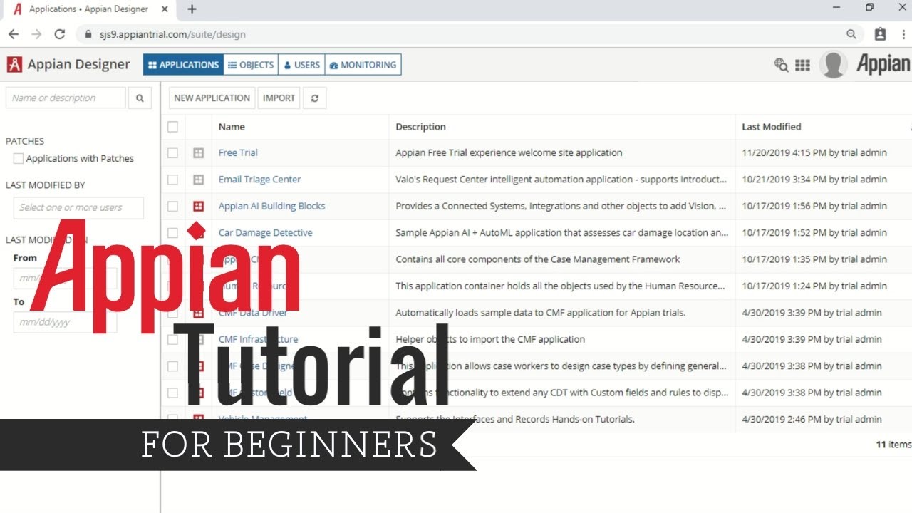 Appian Tutorial Building A Simple Timesheet Application Youtube