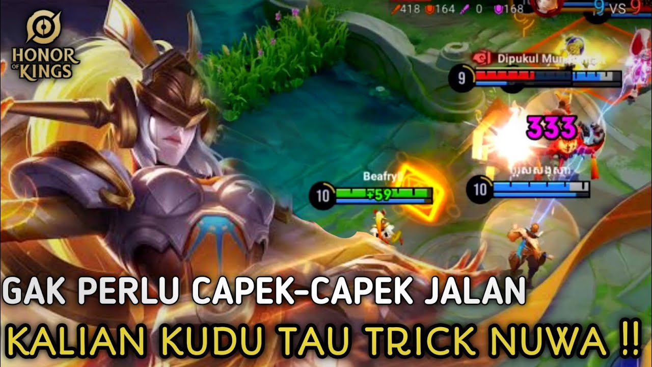NUWA EASY GAMEPLAY BEST ASIAN || GAMEPLAY HONOR OF KINGS INDONESIA ...
