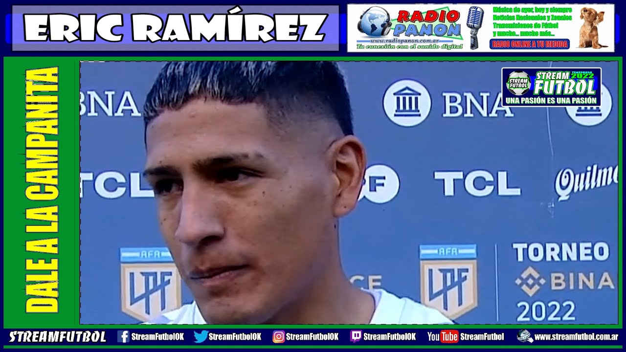 Eric Ramírez: "El triunfo es para toda la familia de Lolo y de Gimnasia" - YouTube