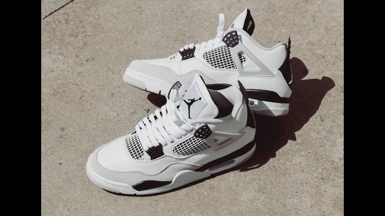 PK kicks | Jordan 4 Retro Military Black - YouTube