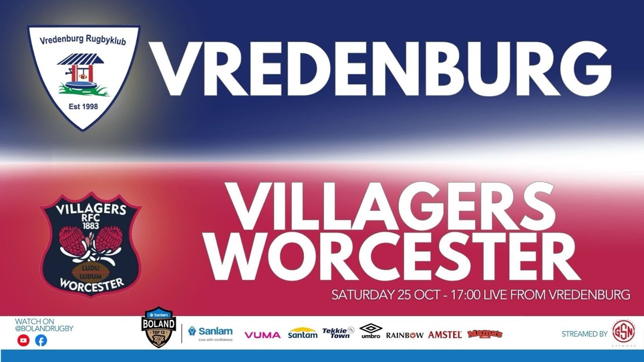VREDENBURG VS VILLAGERS WORCESTER HIGHLIGHTS - YouTube