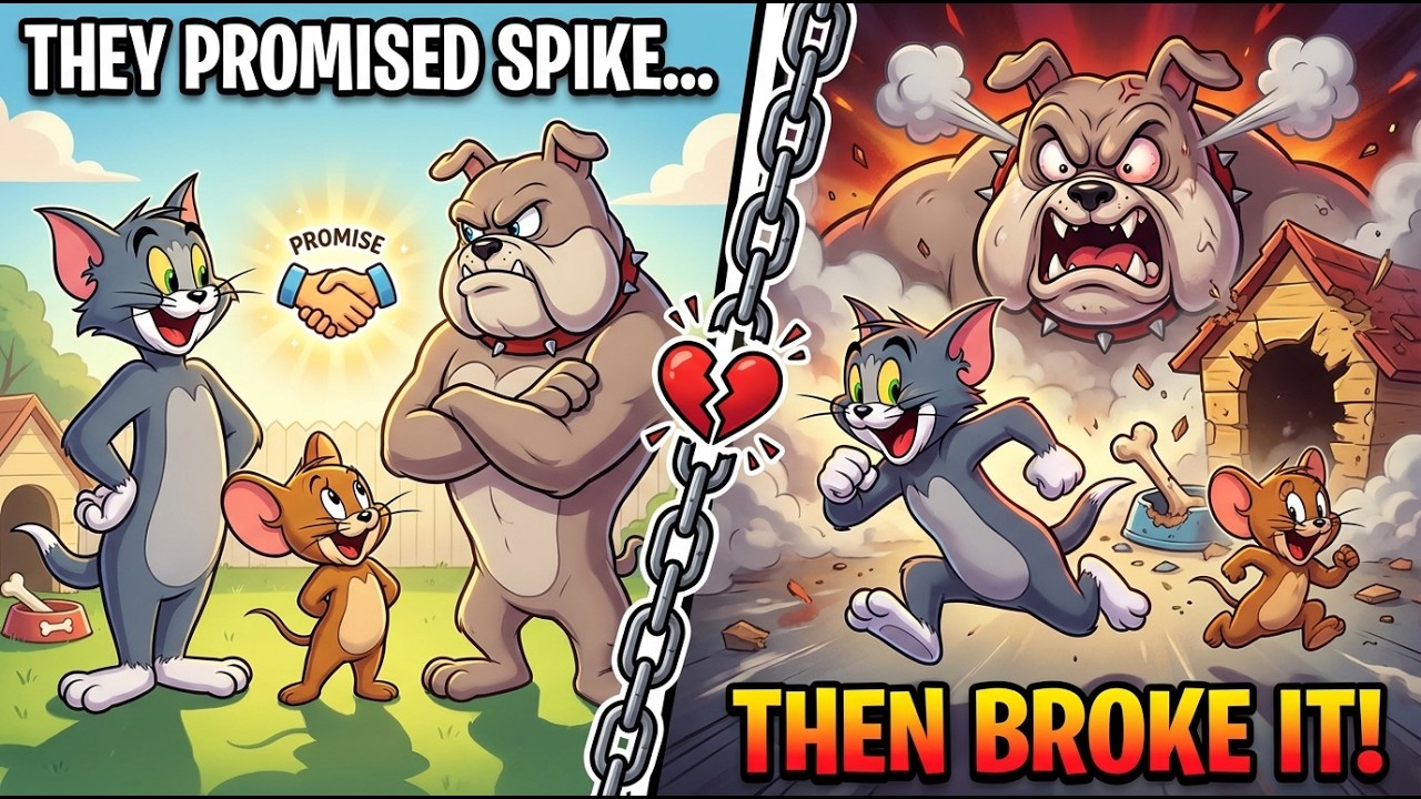 Tom & Jerry Make a Promise to Spike… Then Break It Together! - YouTube