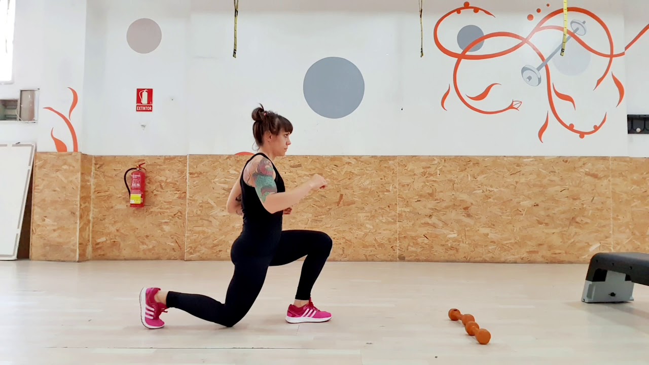 Bodyweight series - back lunge front kick - YouTube