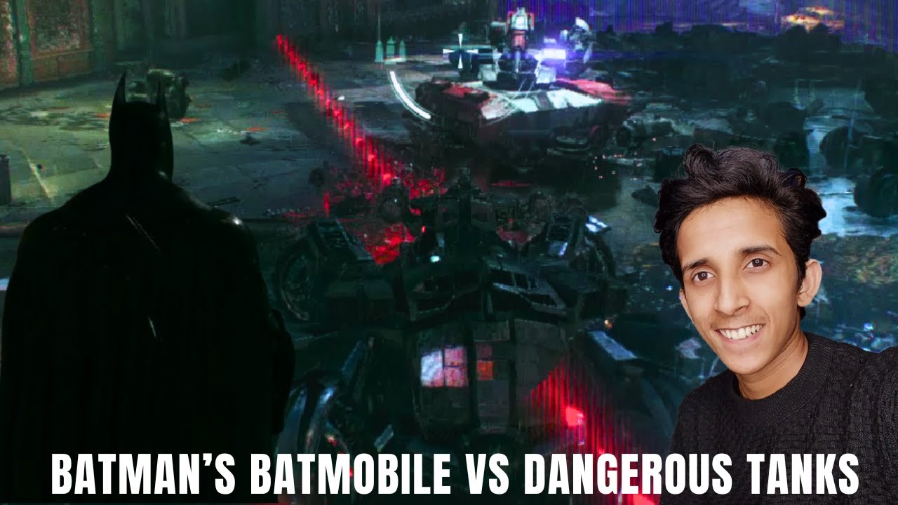 BATMAN'S BATMOBILE VS DANGEROUS TANKS - YouTube