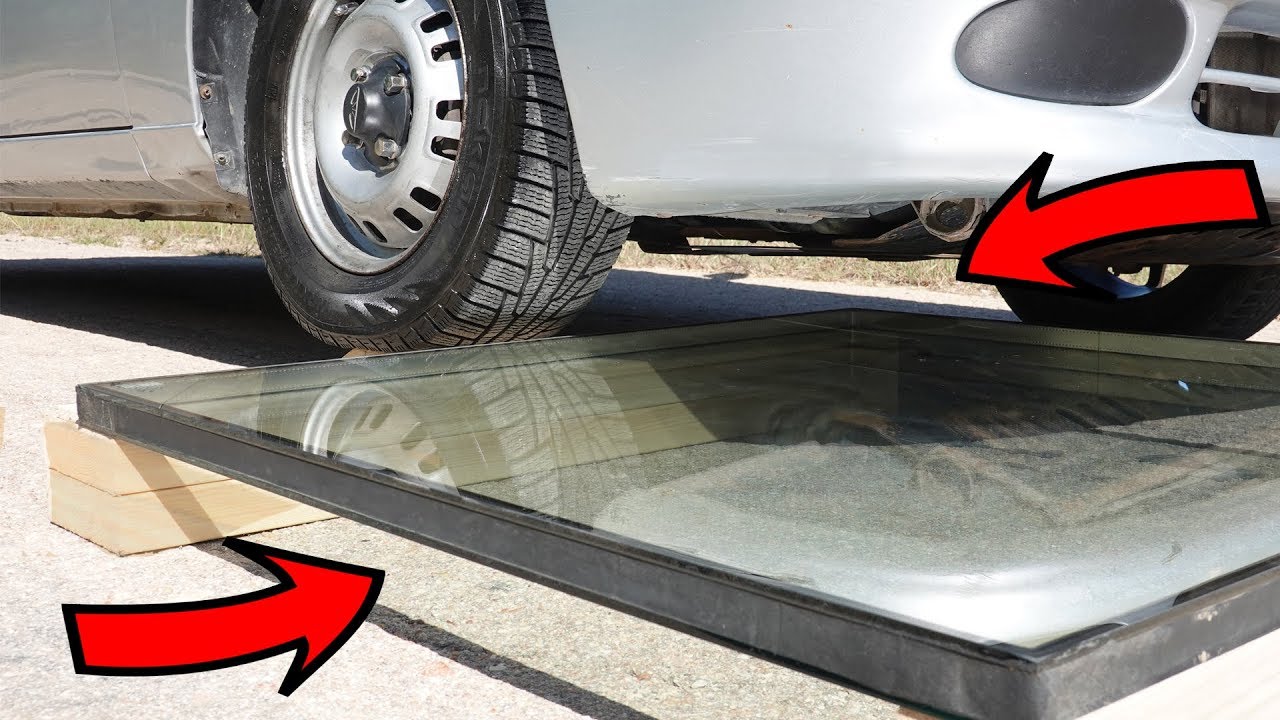 EXPERIMENT: CAR vs GLASS - YouTube